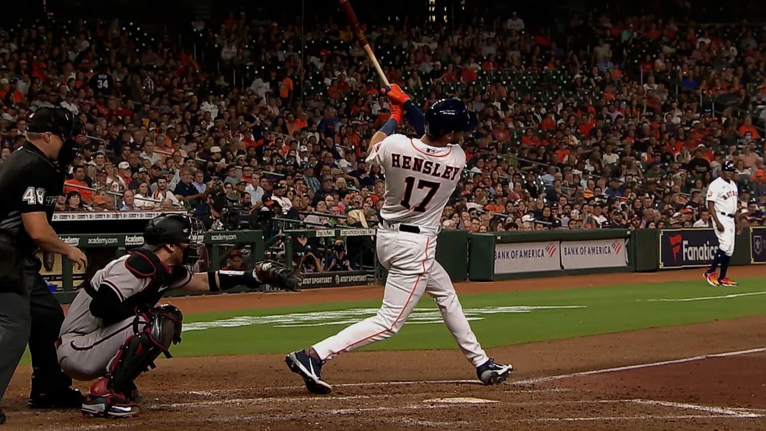 David Hensley swats an RBI single to left field | 09/27/2022 | Houston ...
