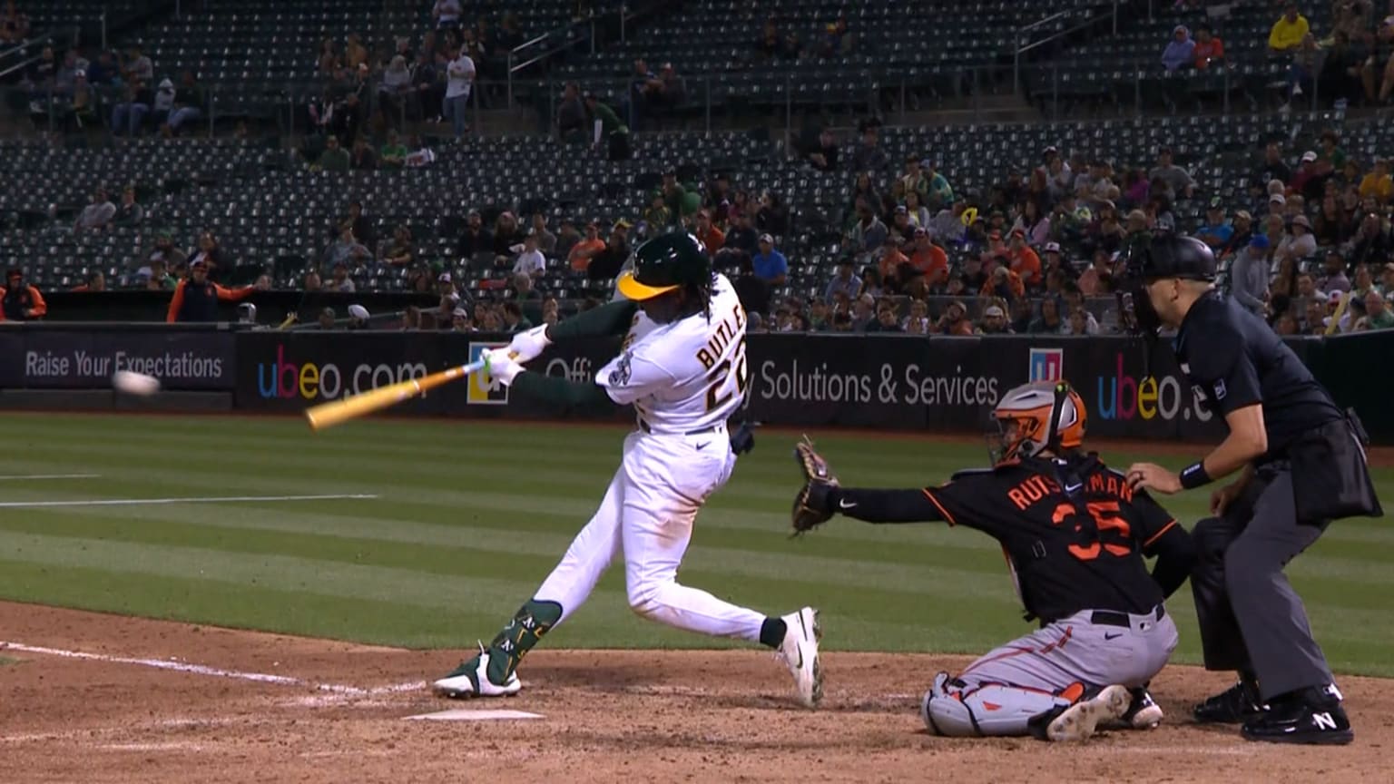 Lawrence Butler hits a pair of singles against O's | 08/18/2023 | Athletics