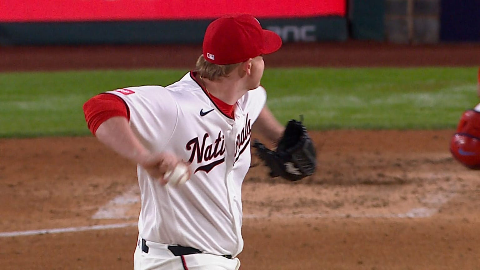 Paxton Schultz's first strikeout of 2026 | 04/07/2026 | Washington ...