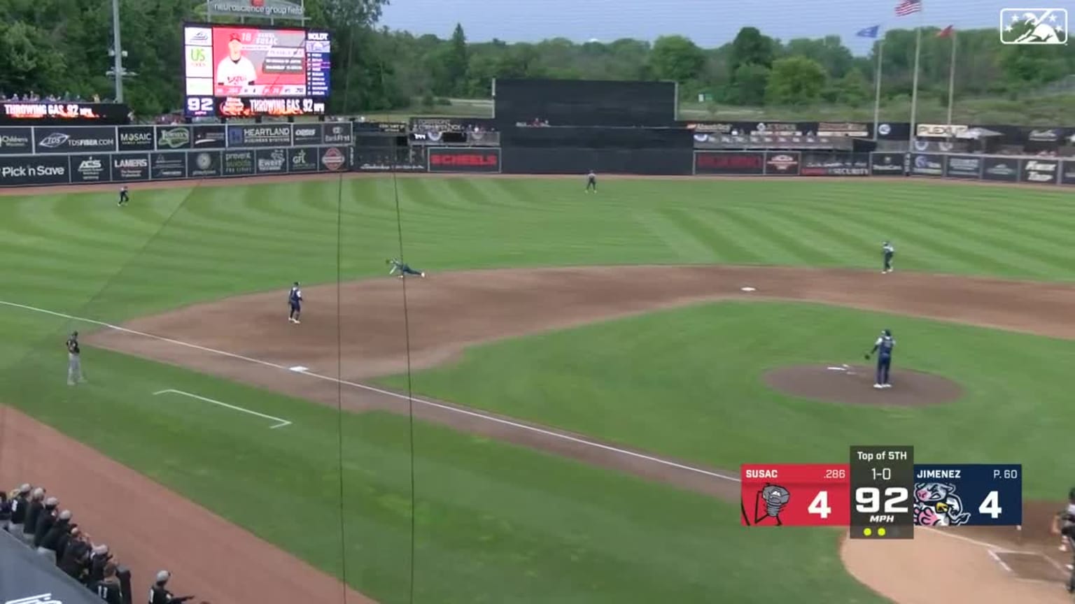 Brewers prospect Eric Brown Jr. makes a diving stop | 06/25/2023 | MLB.com