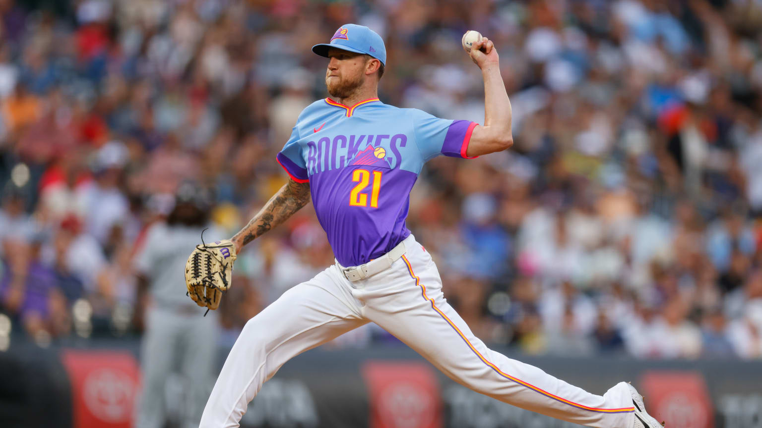 Kyle Freeland K's Harrison Bader | 07/18/2025 | Colorado Rockies