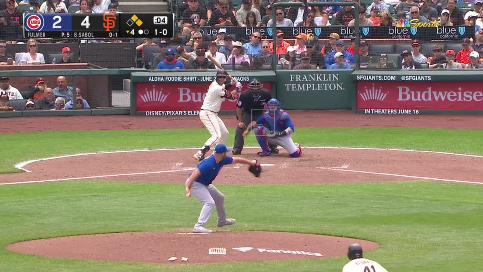 Blake Sabol dunks in an RBI single | 06/11/2023 | San Francisco Giants