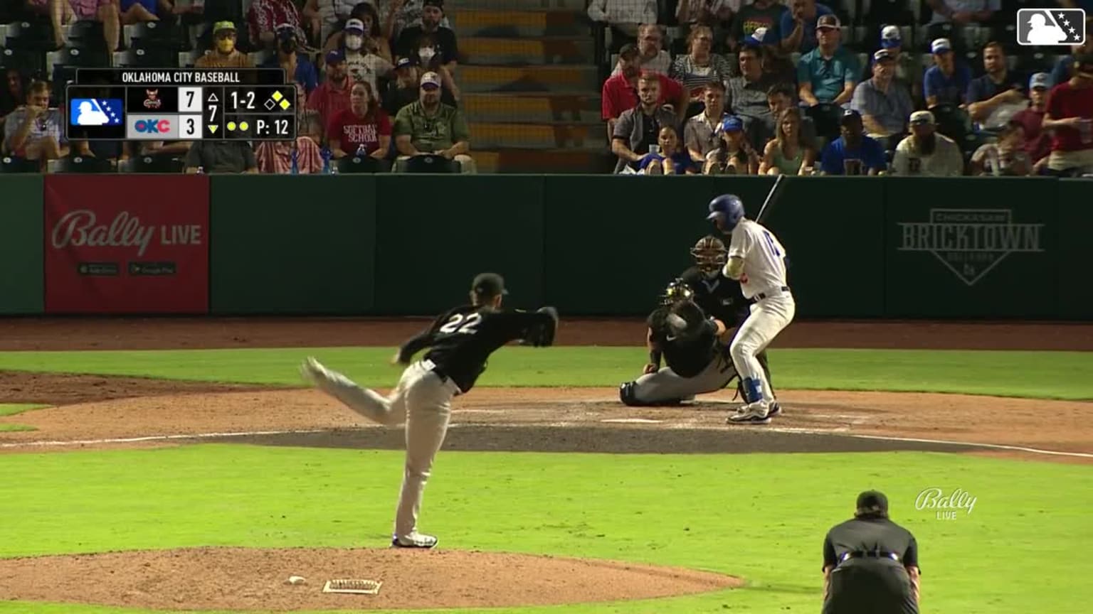 Jayvien Sandridge tallies a strikeout | 07/10/2024 | MLB.com
