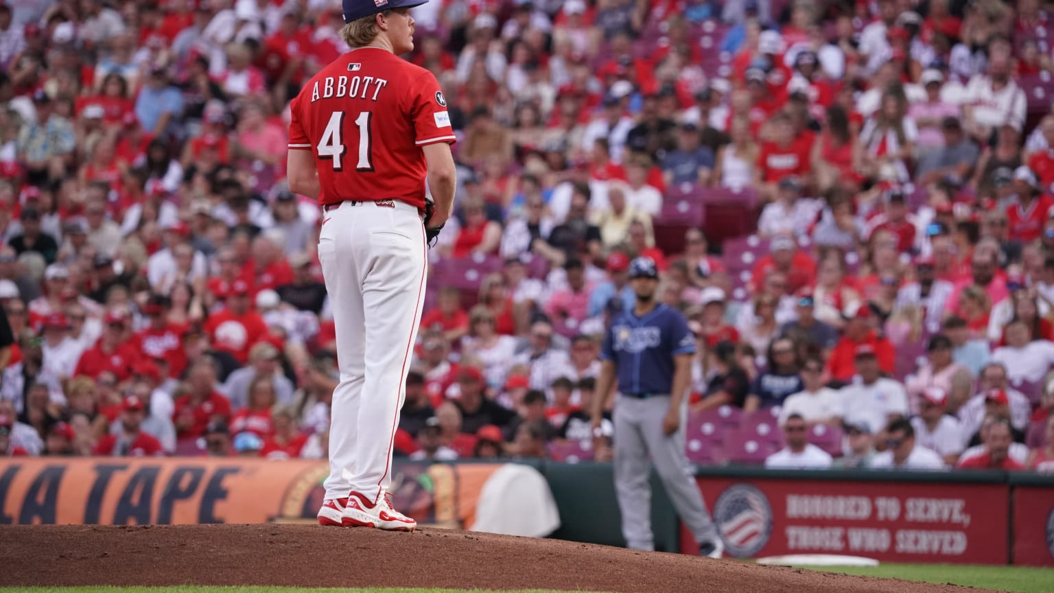 Andrew Abbott poncha a 7 Rays | 26/07/2025 | Los Reds de Cincinnati