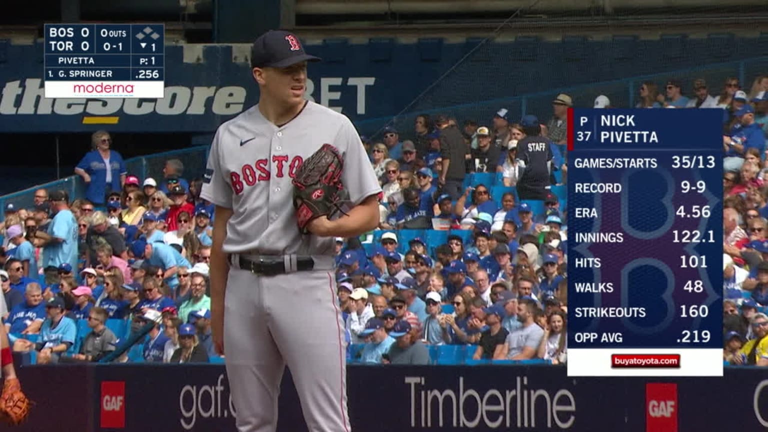 Nick Pivetta strikes out six in 6 1/3 innings | 09/17/2023 | Boston Red Sox