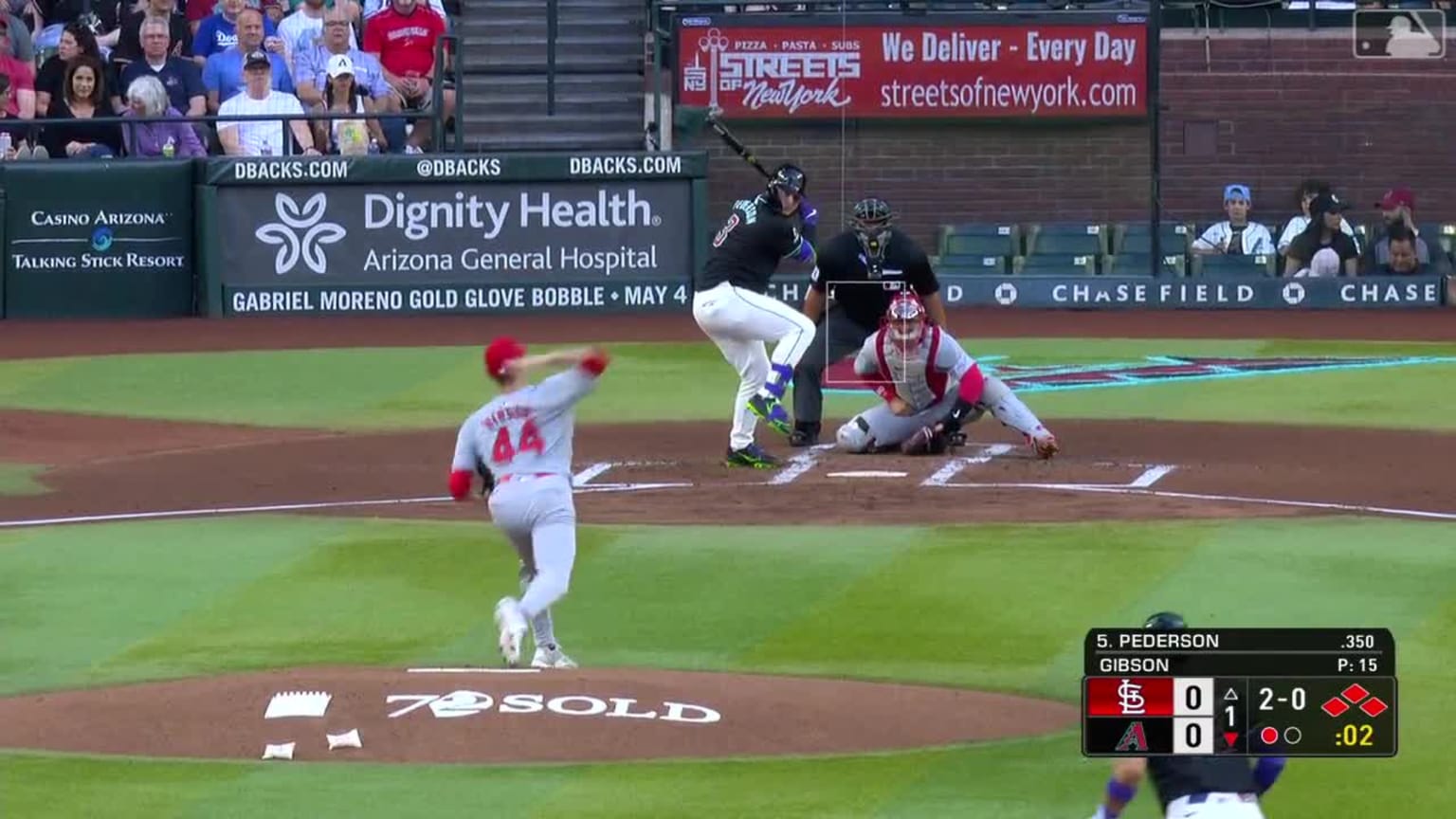 Joc Pederson's sacrifice fly | 04/13/2024 | Arizona Diamondbacks