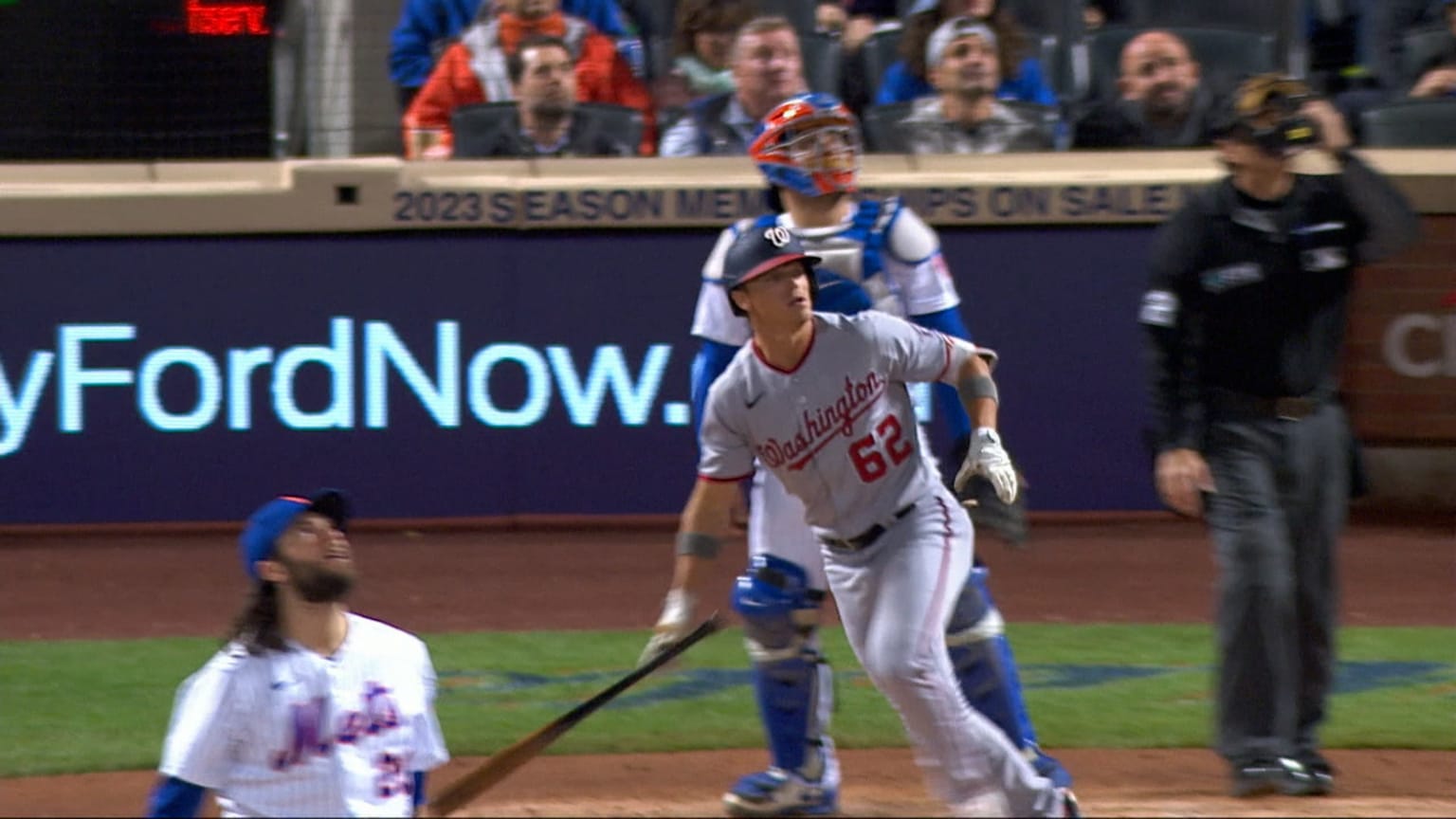 Alex Call lifts a two-run homer to left field | 10/05/2022 | Washington ...