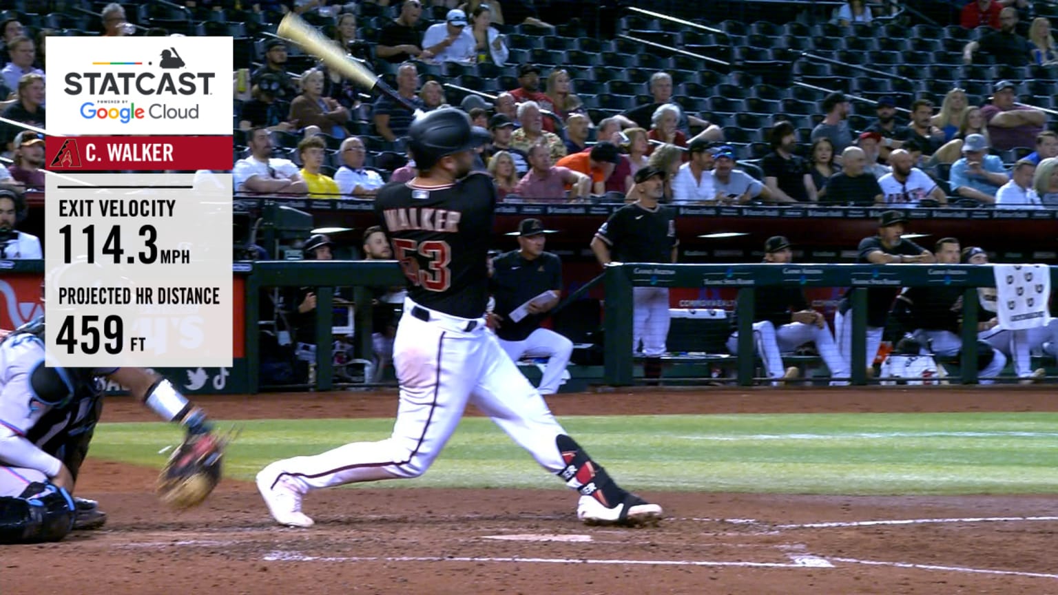 Christian Walker crushes 459-foot home run | 05/08/2023 | New York Mets