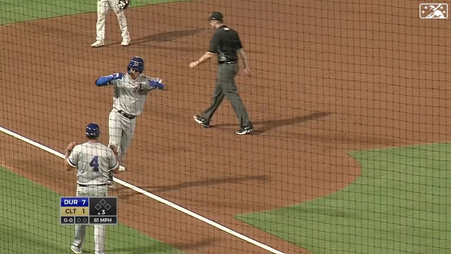 Tristan Gray belts 30th homer for Durham | 09/03/2022 | Tampa Bay Rays