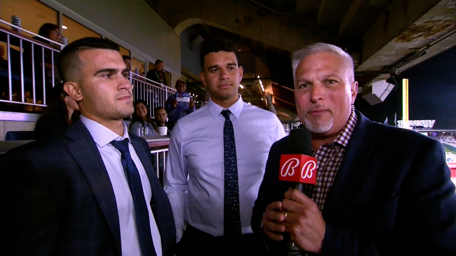 Luca Tresh and Andres Nunez talk during Futures Night | 09/23/2022 ...