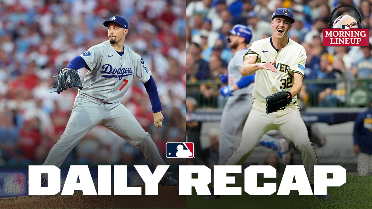 Dodgers and Brewers take 2-0 leads | Morning Lineup | 10/07/2025 | MLB.com