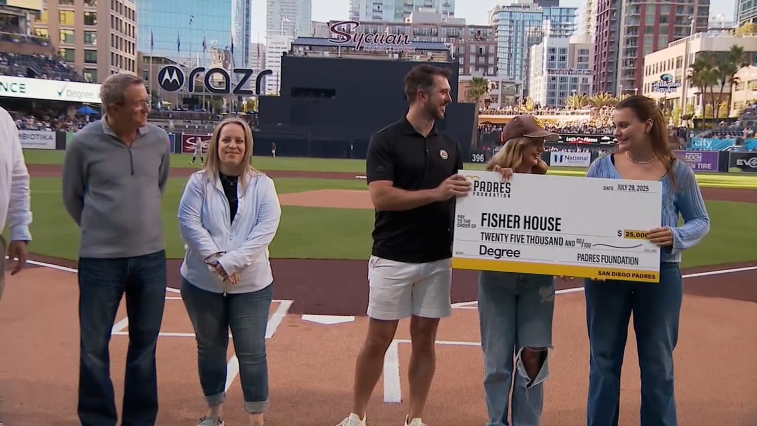 7/29/25 Home Plate Ceremony | 07/30/2025 | San Diego Padres