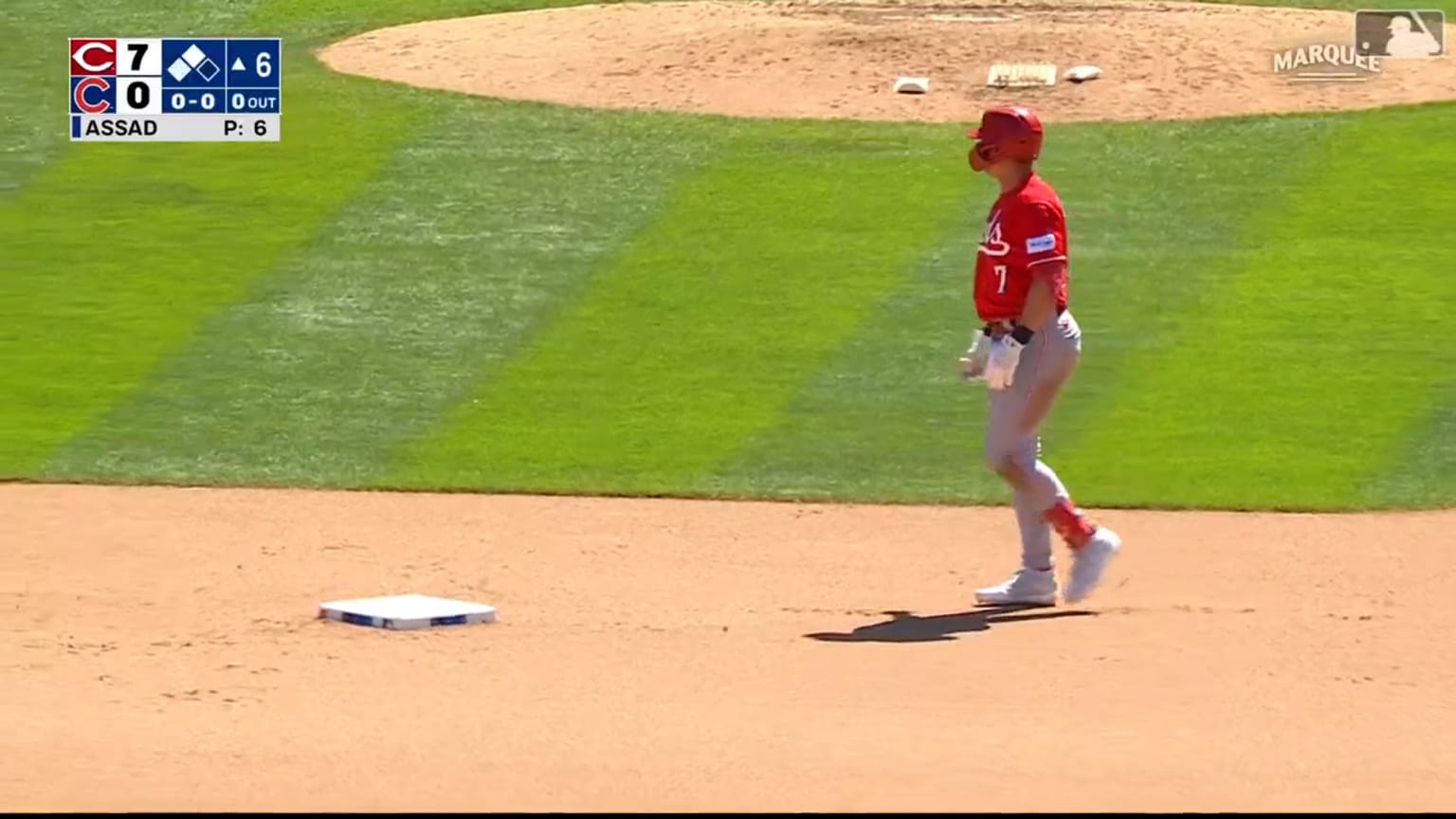 Spencer Steer rips a double to right field | 05/26/2023 | Cincinnati Reds
