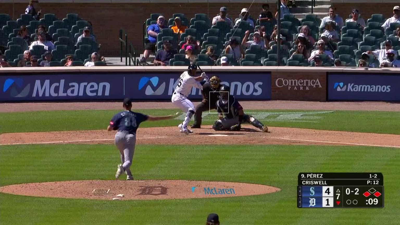 Wenceel Pérez' two-run triple | 06/07/2026 | Detroit Tigers