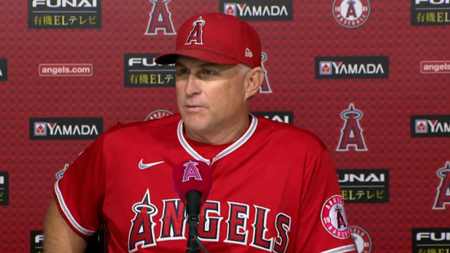 Phil Nevin talks about José Suarez, Angels' rotation | 10/01/2022 | Los ...