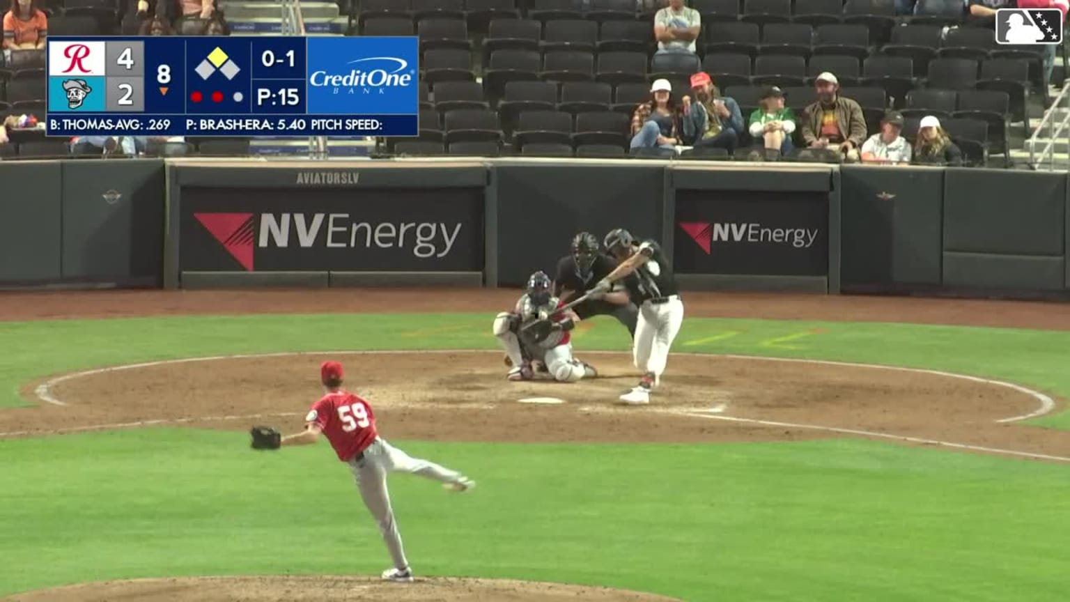 Colby Thomas' game-tying homer for Las Vegas | 04/29/2025 | New York Mets