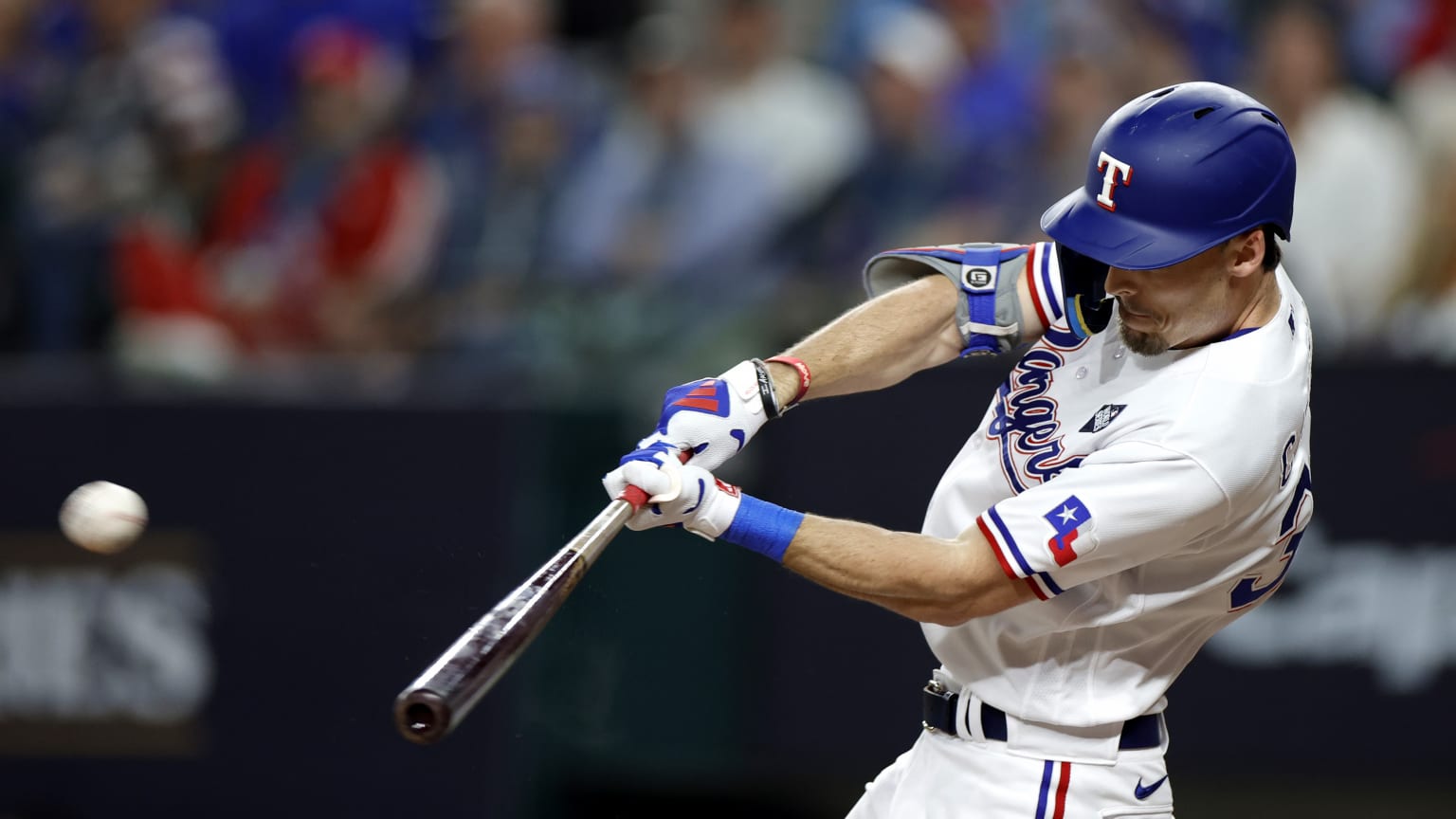 Evan Carter laces an RBI double to right-center | 10/27/2023 | Texas ...