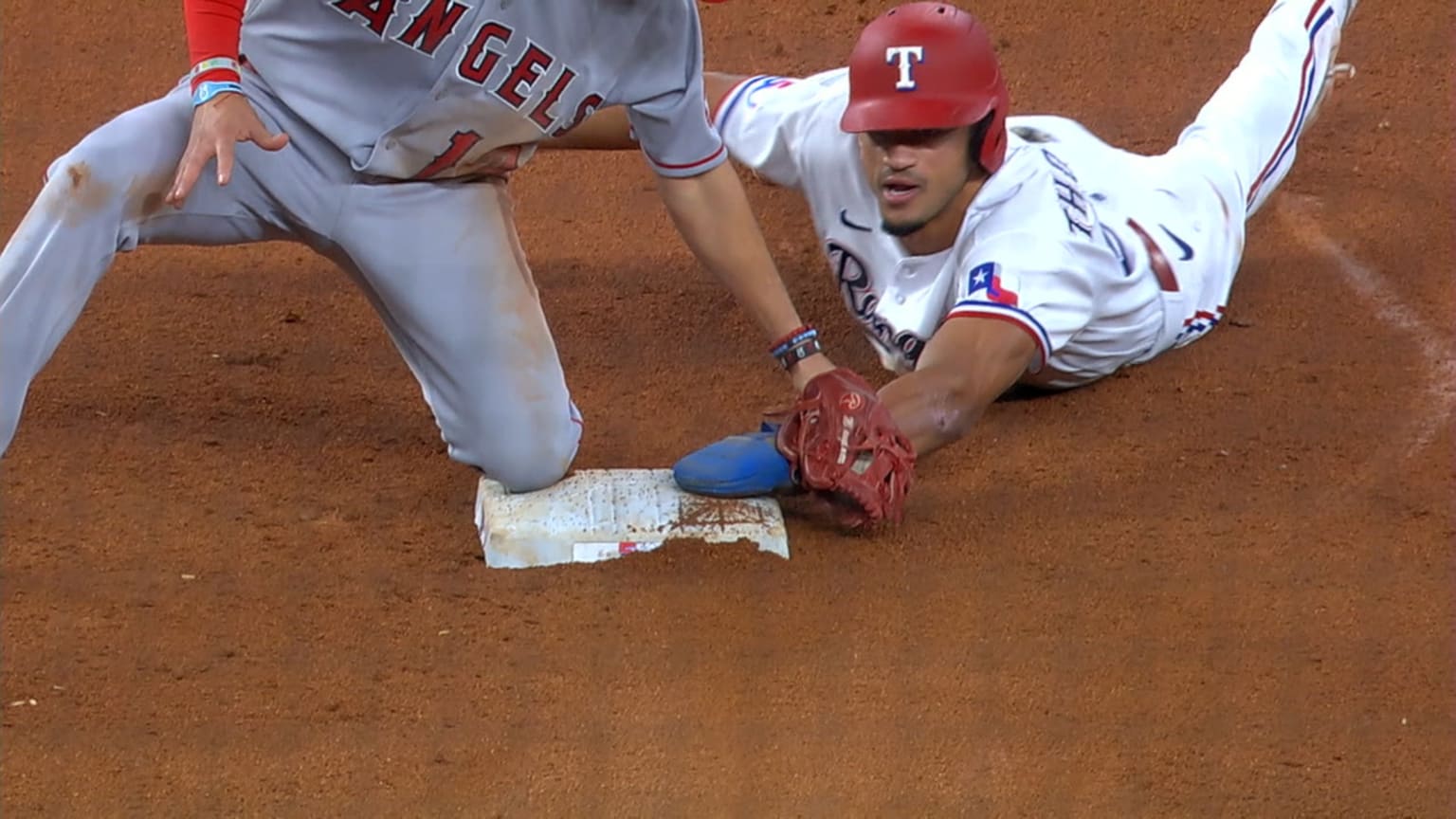 Bubba Thompson called out at second base after review | 09/22/2022 ...