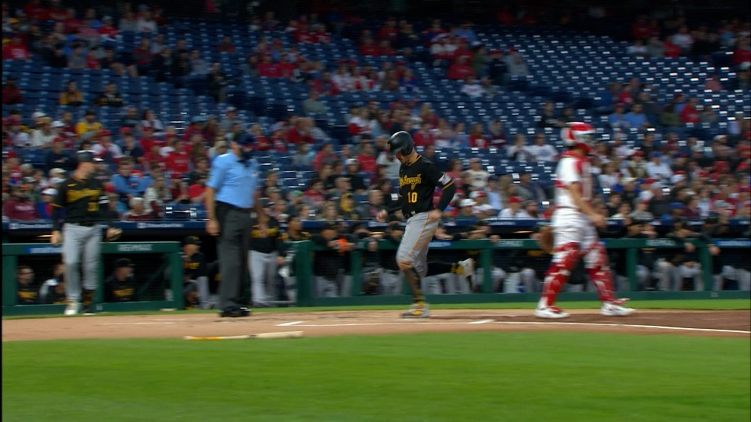 Connor Joe hits an RBI single in the 1st inning | 09/27/2023 | MLB.com