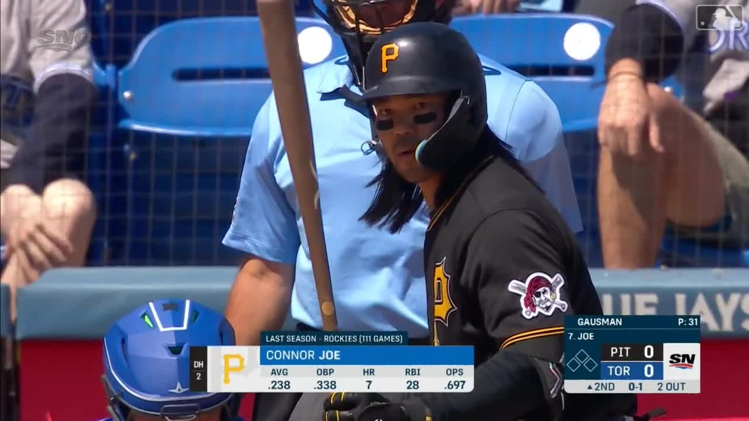 Connor Joe goes 3-for3 against Toronto | 03/15/2023 | Pittsburgh Pirates