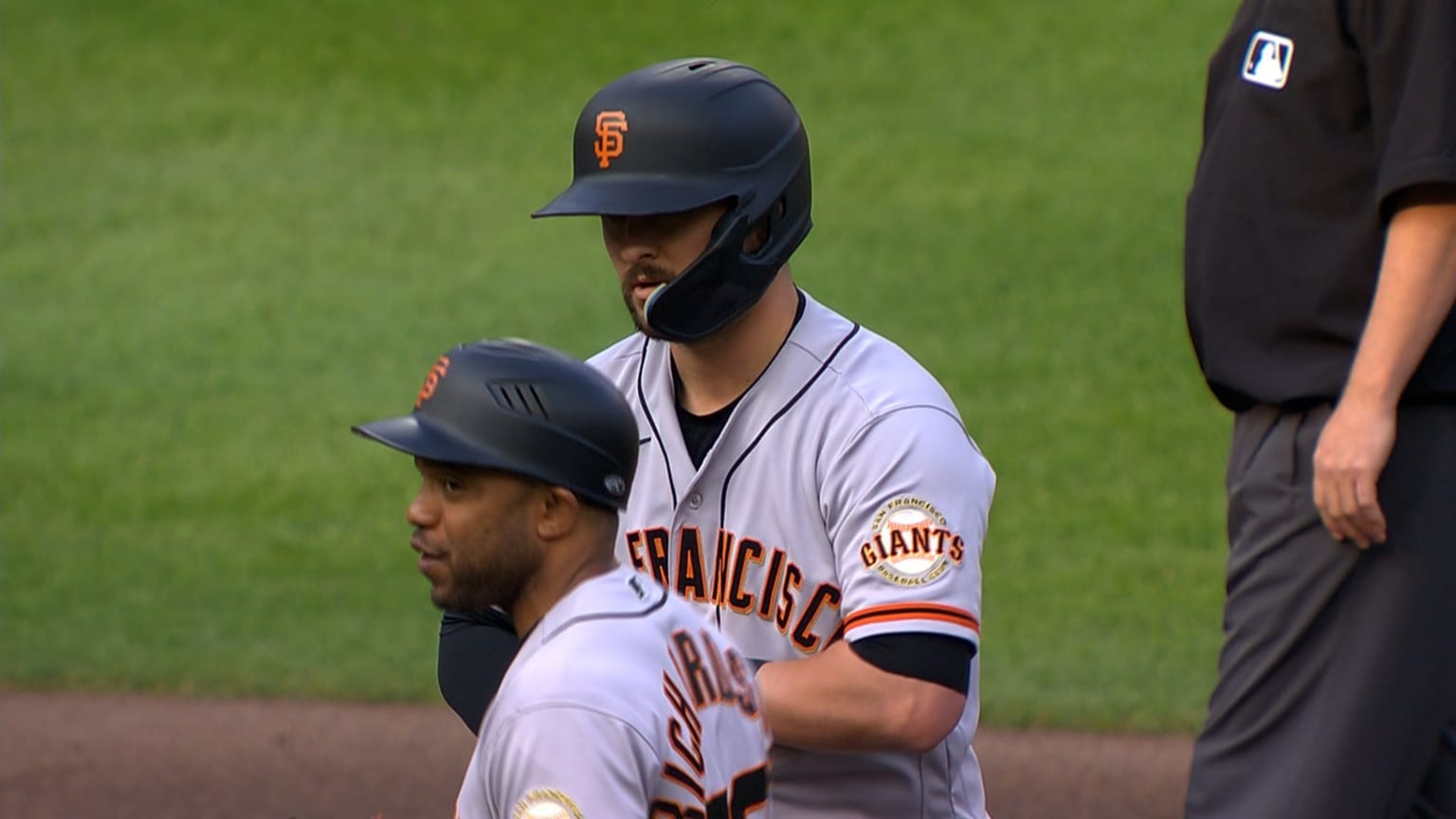J.D. Davis lines an RBI double to left field | 05/22/2023 | San ...