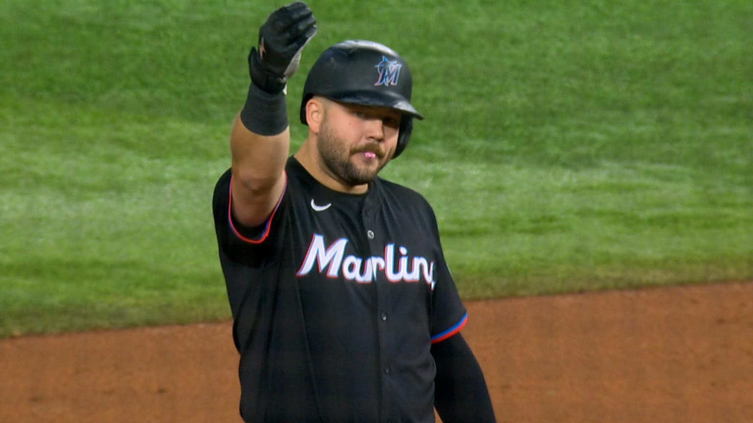 Jake Burger's RBI double | 09/20/2024 | MLB.com