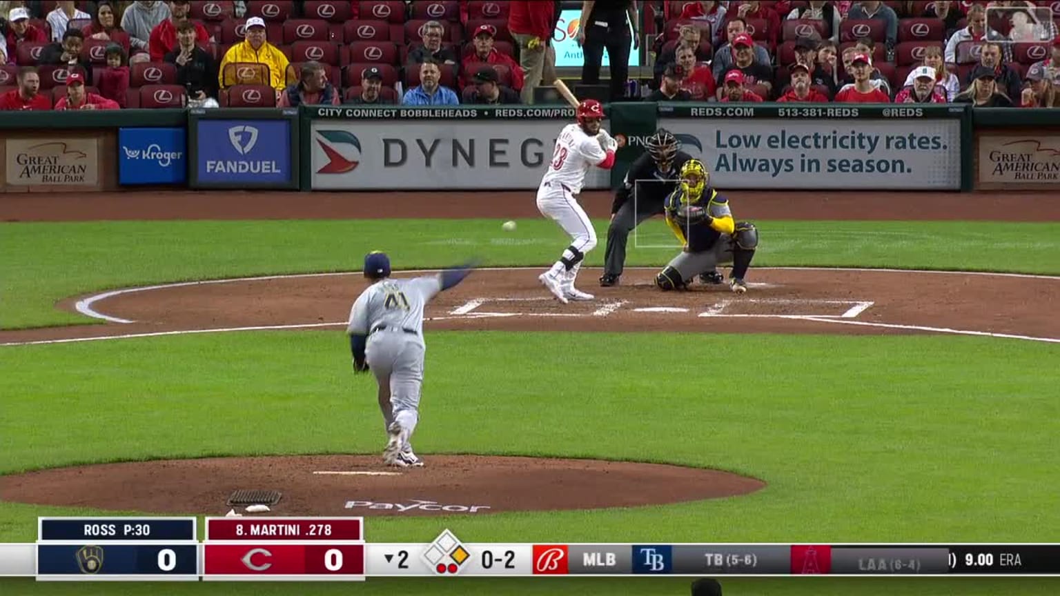 Joe Ross K's Nick Martini | 04/09/2024 | MLB.com