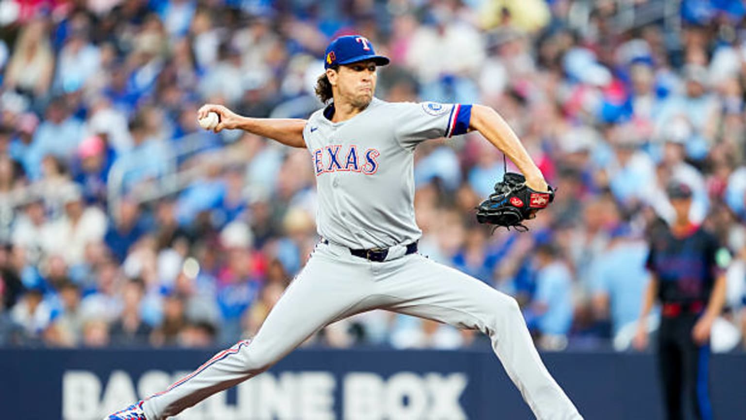 Jacob deGrom strikes out five in scoreless start | 08/15/2025 | Texas ...