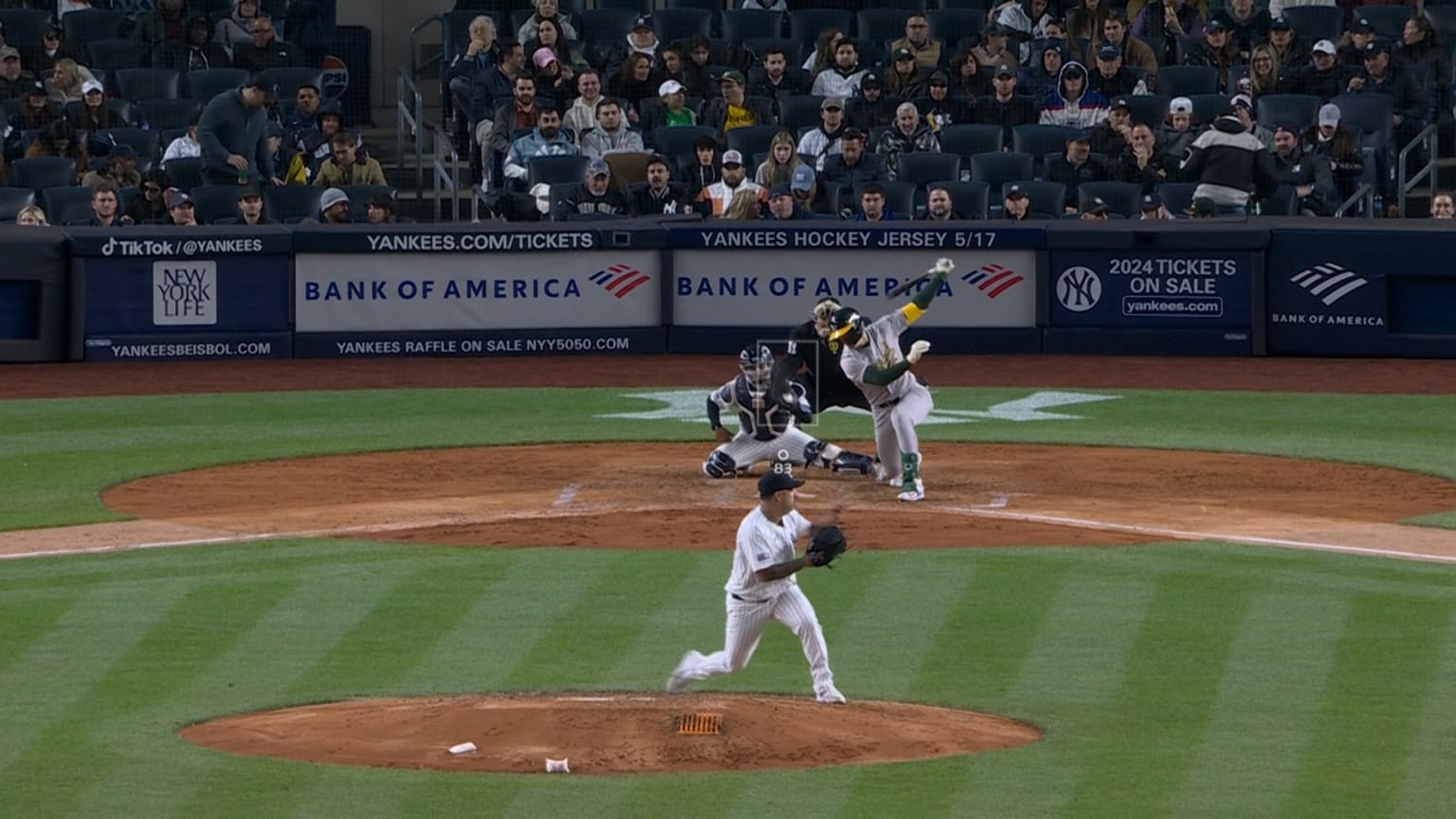 Nestor Cortes strikes out Tyler Nevin | 04/25/2024 | New York Yankees