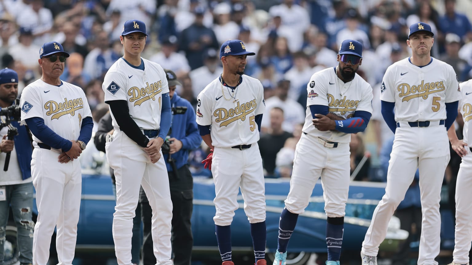 The Dodgers are introduced on Opening Day | 03/27/2025 | MLB.com