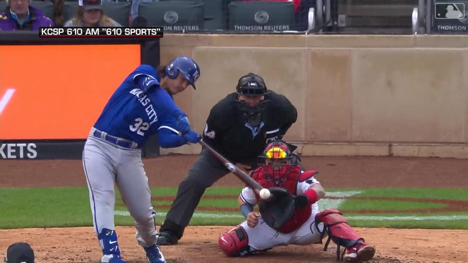 Nick Pratto knocks an RBI single to left field | 04/28/2023 | Kansas ...