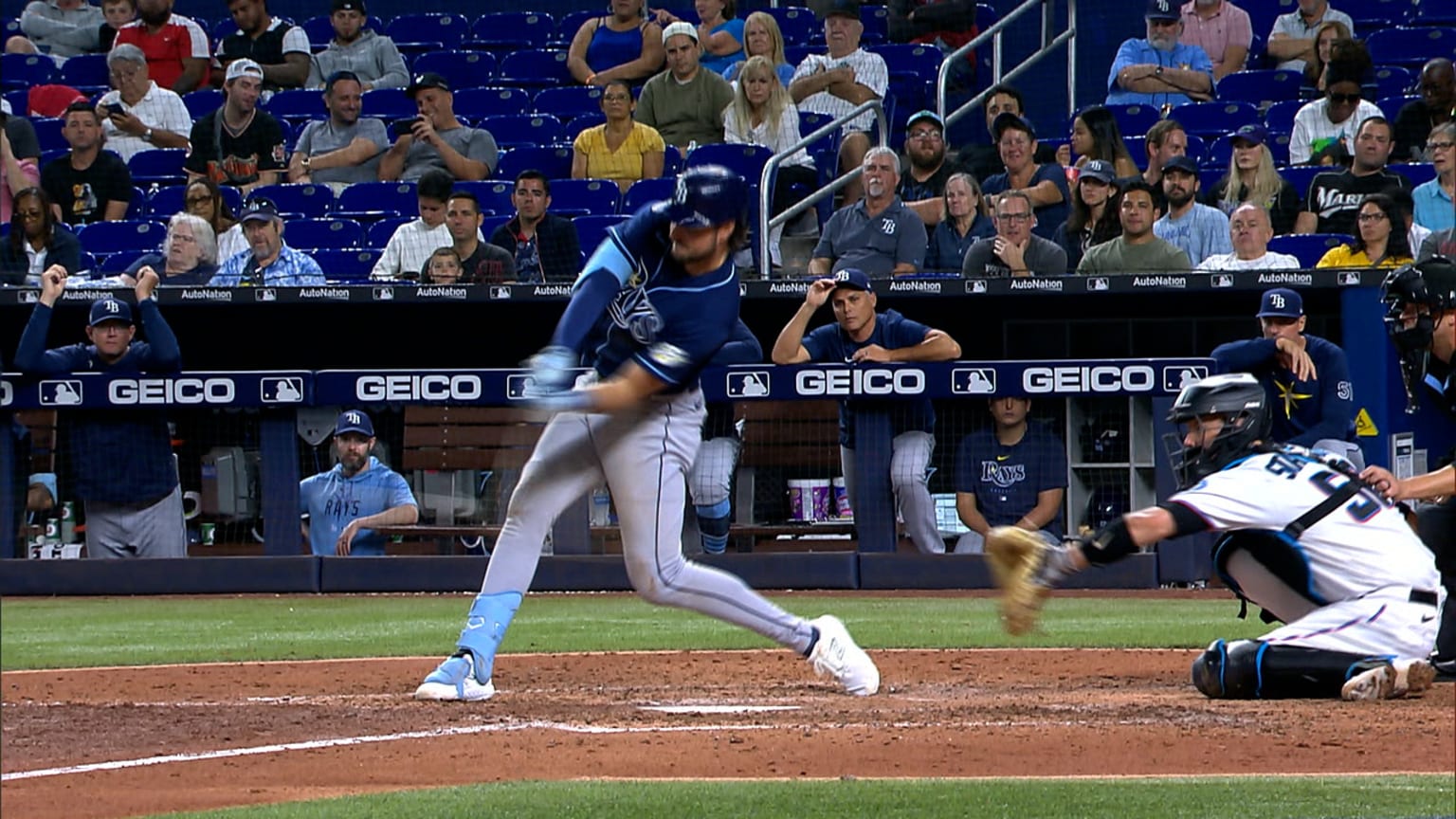 Josh Lowe drills a solo homer to right-center | 08/29/2023 | Tampa Bay Rays