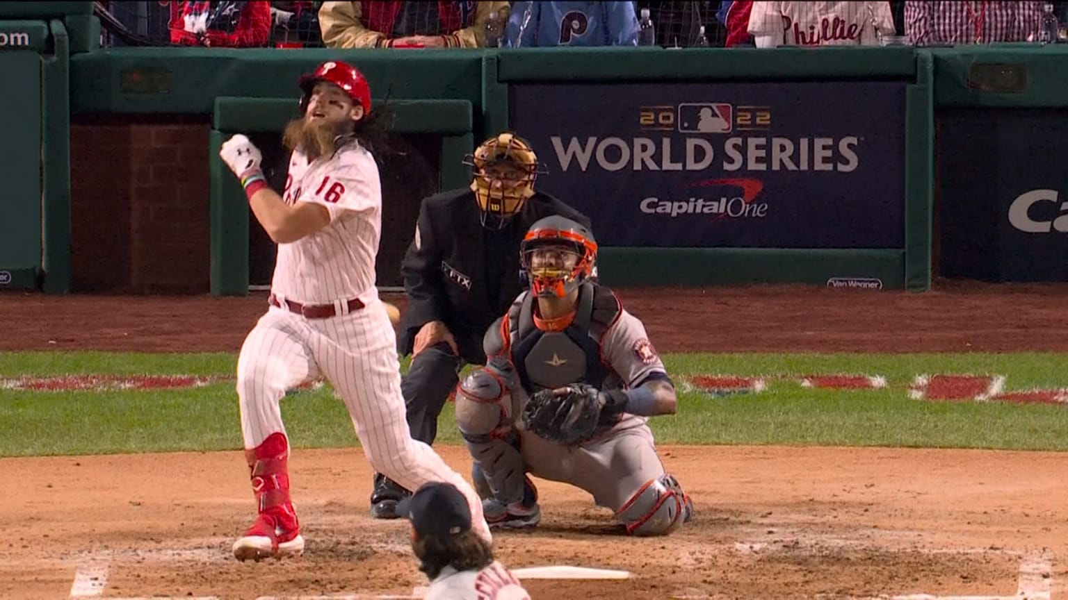 Brandon Marsh lifts a solo home run to right field | 11/01/2022 | MLB.com