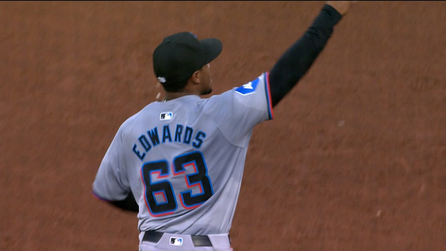 Xavier Edwards' jump throw | 07/12/2024 | Miami Marlins