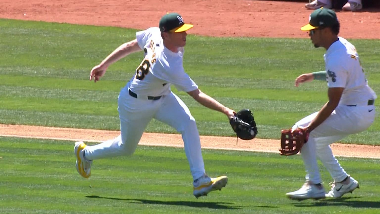 JP Sears starts the double play | 08/18/2024 | Athletics