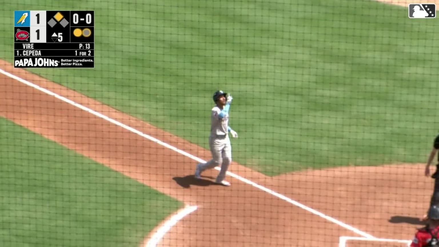 Angel Cepeda hits his third homer of the year | 04/30/2025 | Chicago Cubs
