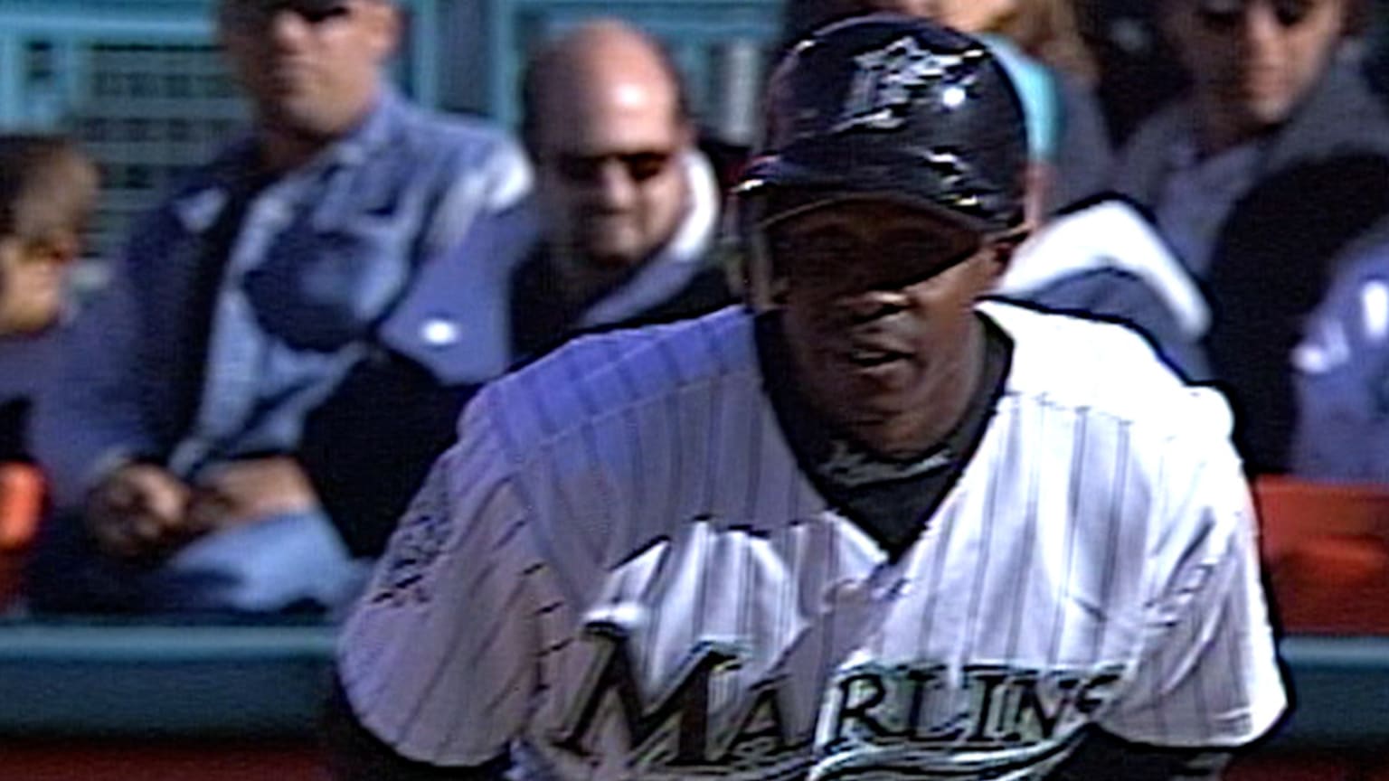 Pierre gets his first Marlins hit and stolen base | 03/31/2003 | MLB.com