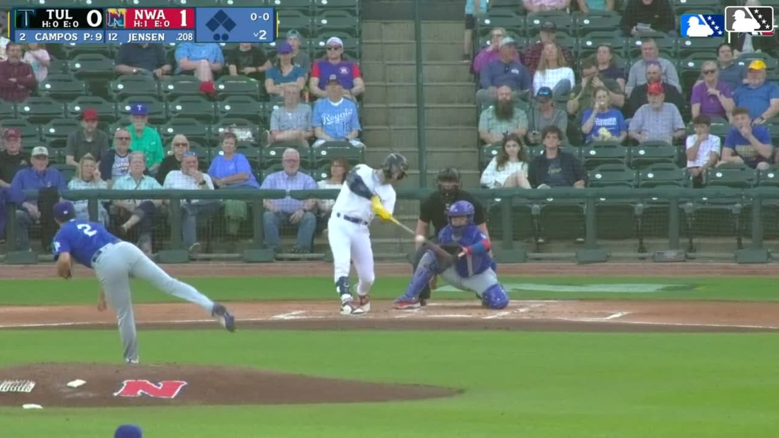 Carter Jensen's solo home run | 04/24/2025 | Kansas City Royals