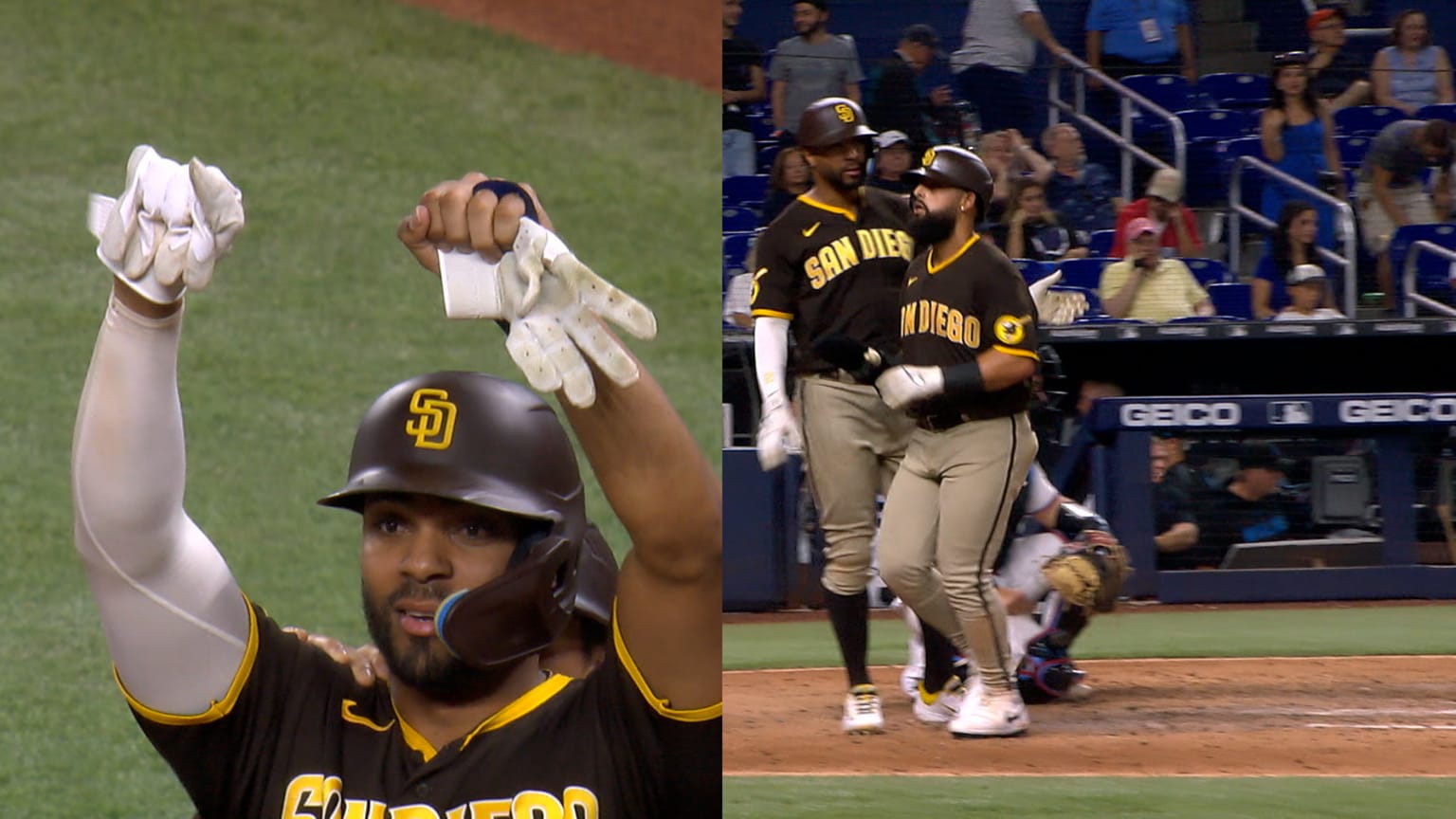 The Padres score five runs in the ninth inning | 05/30/2023 | San Diego ...