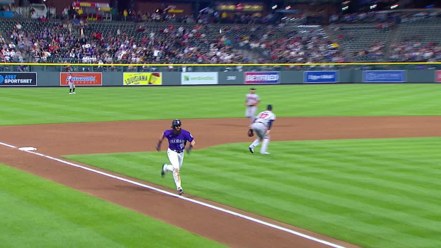 Ryan McMahon hits a sac fly to score Charlie Blackmon | 08/28/2023 ...