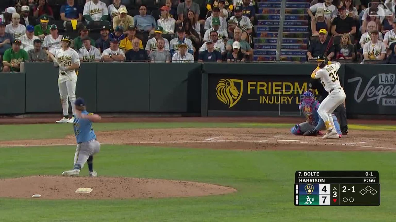 Kyle Harrison Ball to Henry Bolte | 06/08/2026 | MLB.com