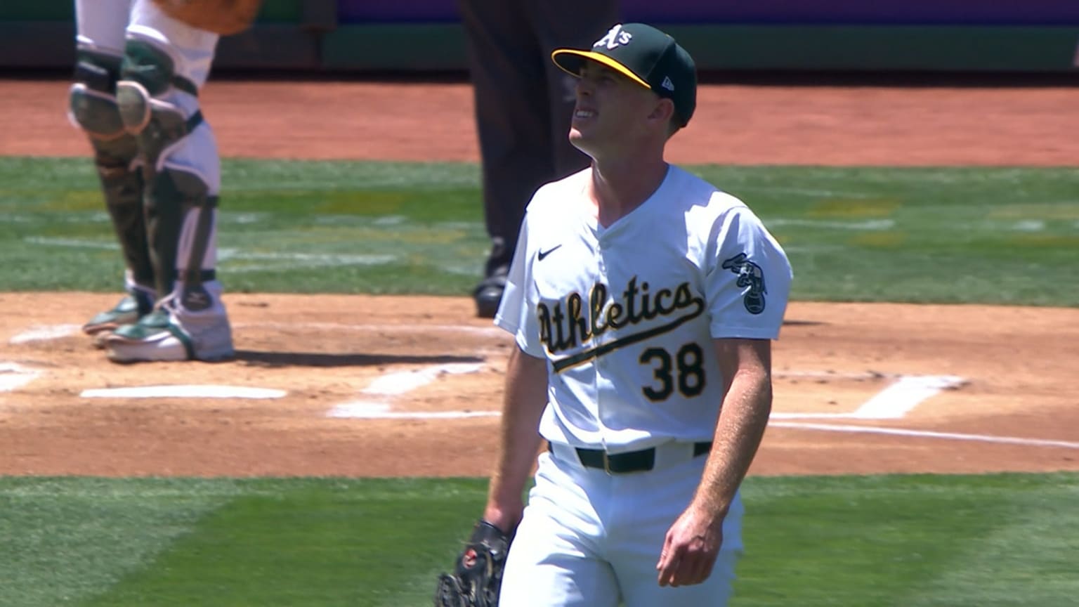 JP Sears strikes out Dylan Moore | 06/06/2024 | Athletics