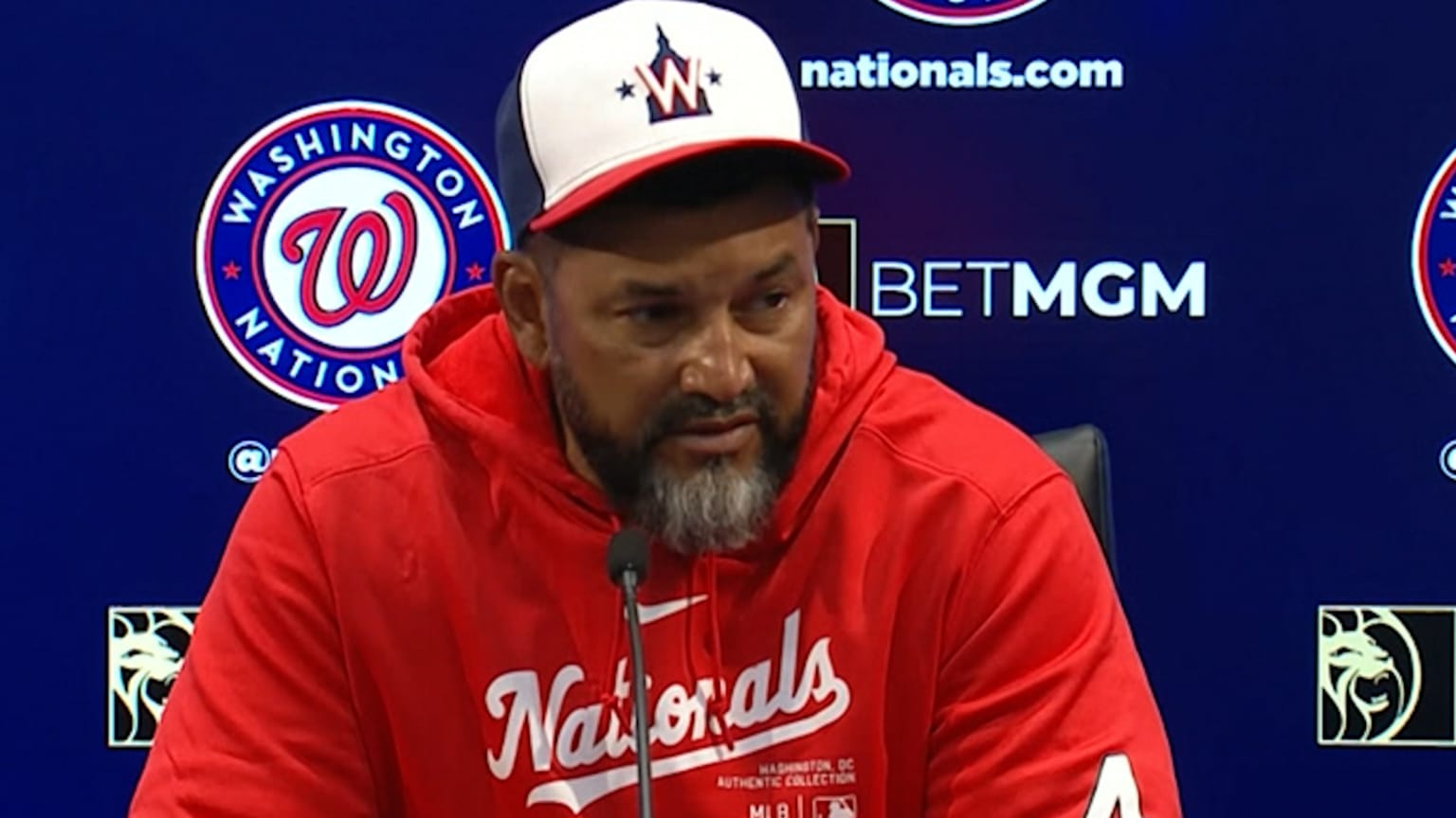 Dave Martinez discusses Nationals' 8-4 loss | 04/01/2024 | Washington ...