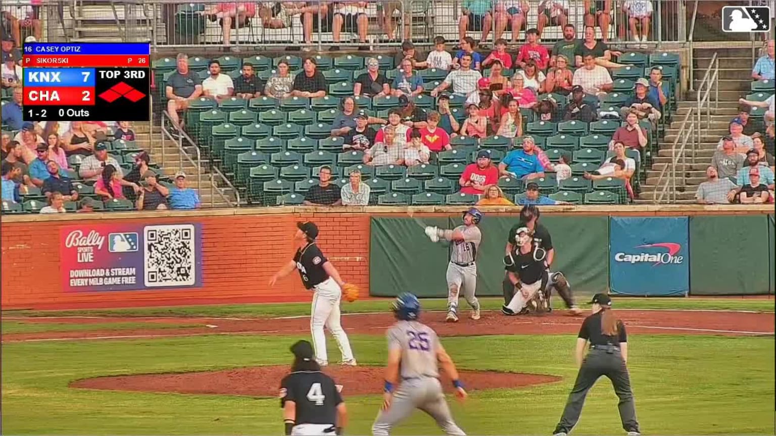 Casey Opitz launches a grand slam | 07/30/2025 | New York Mets