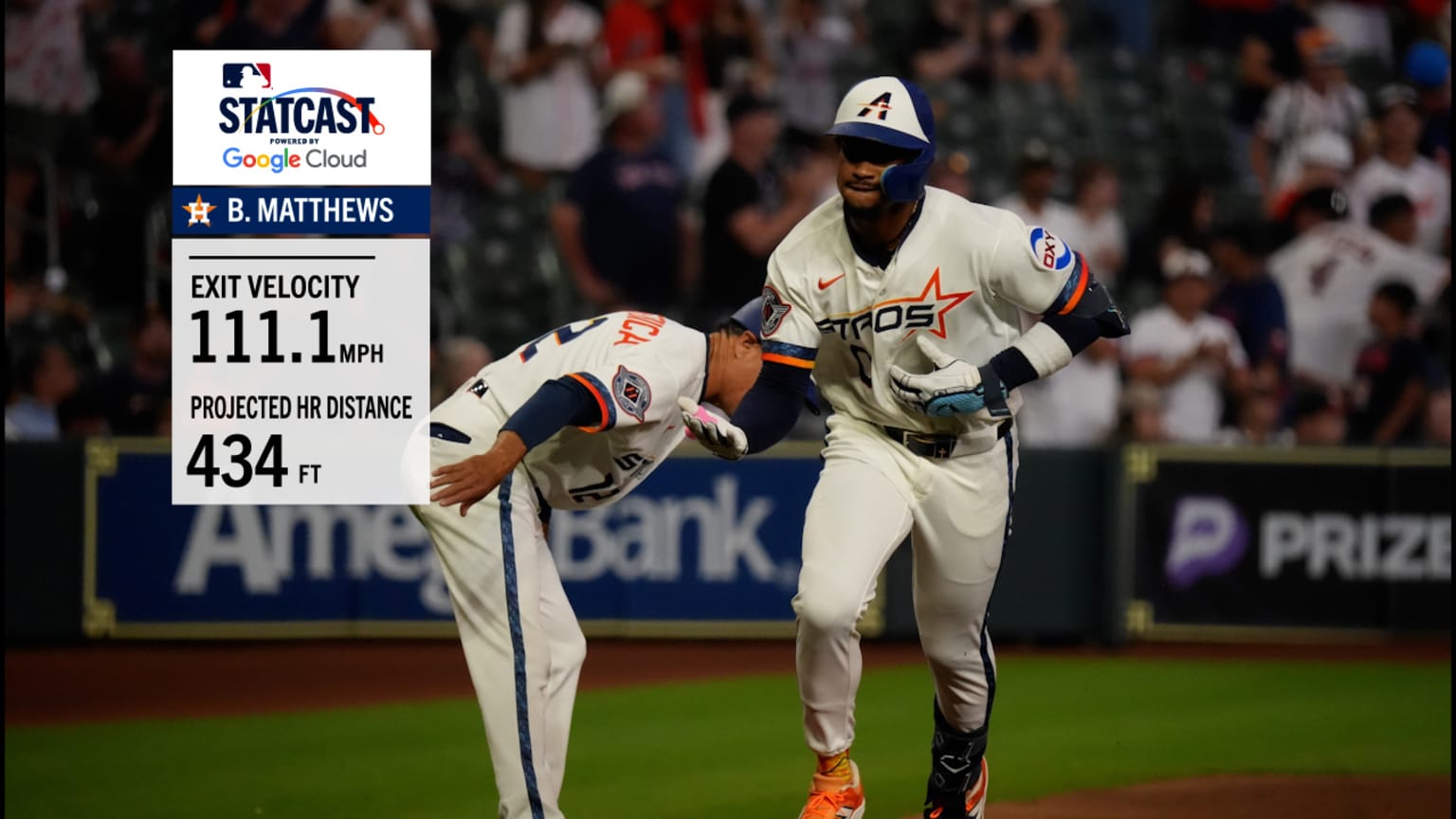 Brice Matthews' 434-foot, 111.1 mph home run | 03/30/2026 | MLB.com