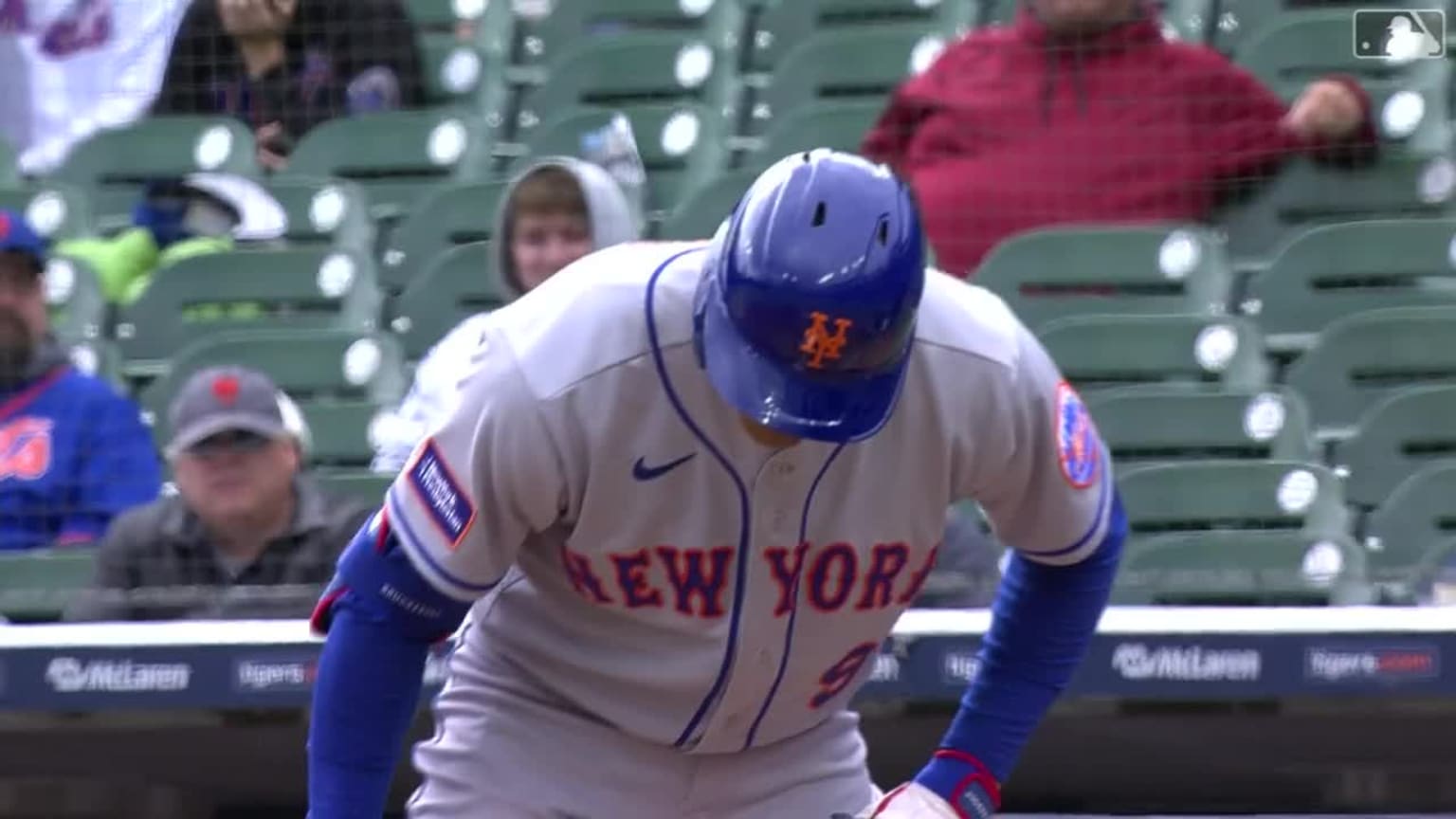 Alex Lange strikes out Brandon Nimmo to secure win | 05/03/2023 ...