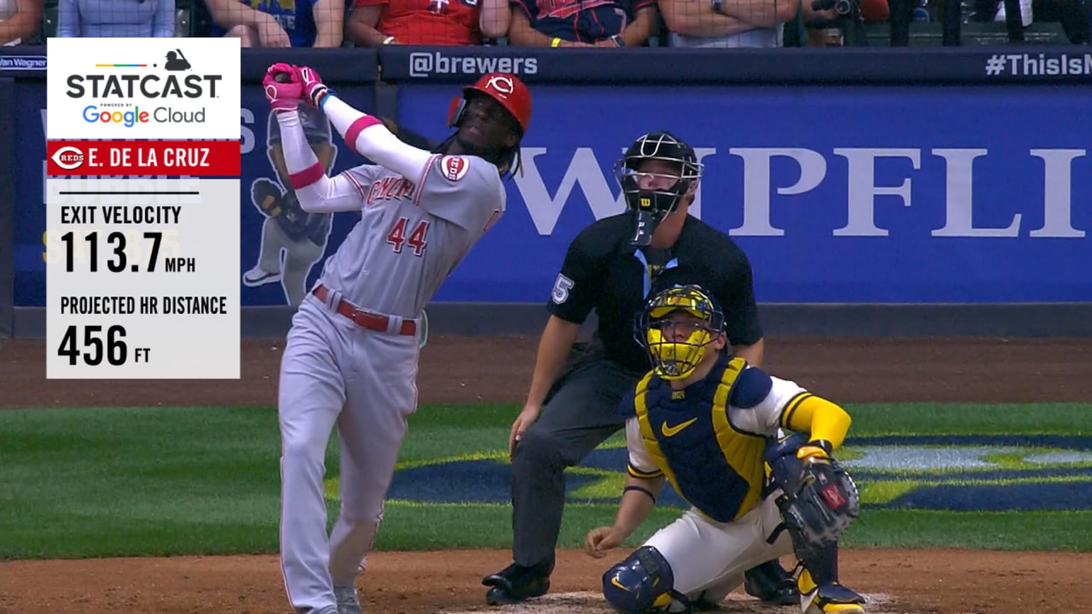 Elly De La Cruz launches a 456-foot home run | 07/24/2023 | Minnesota Twins