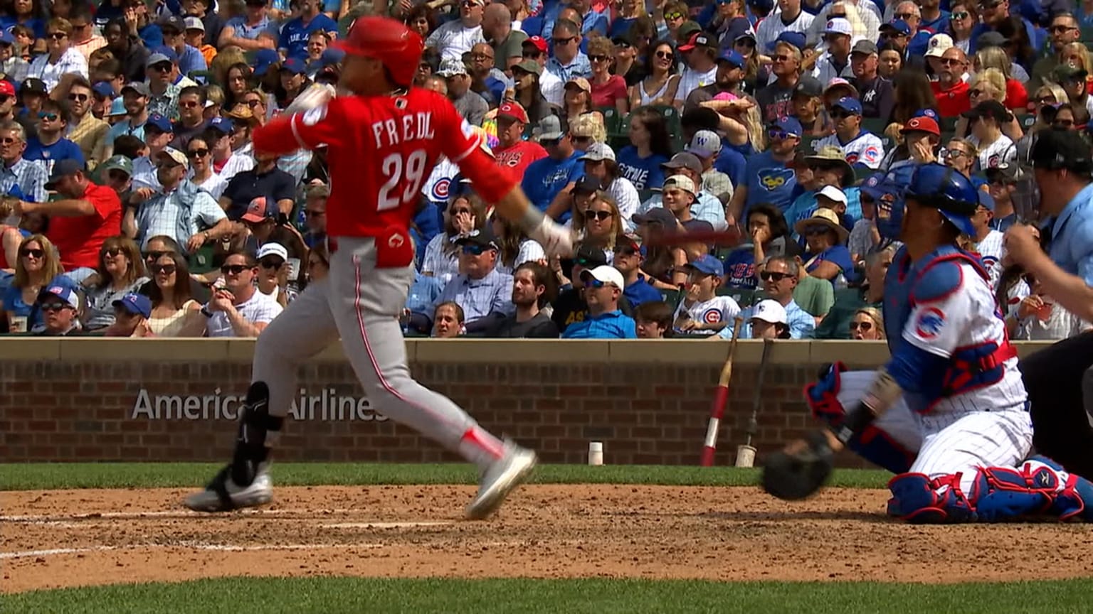 TJ Friedl singles for the Reds' 10th hit of the game | 05/28/2023 ...