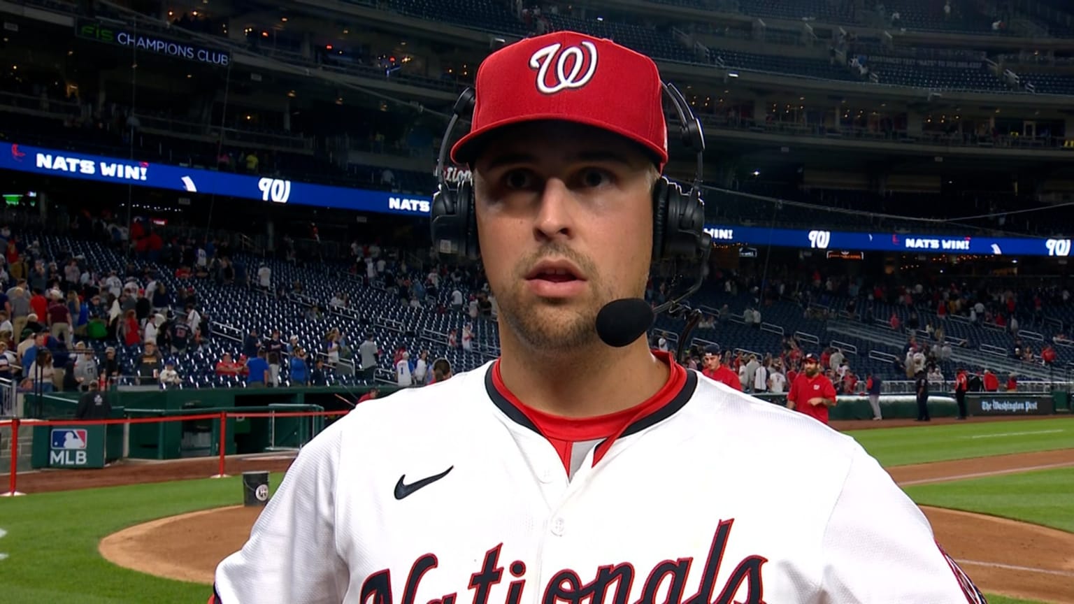 Nathaniel Lowe on win at home vs. Braves | 05/20/2025 | Washington ...