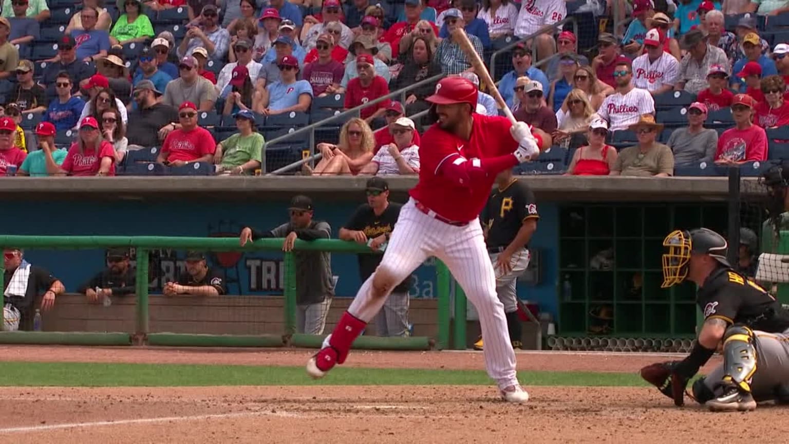 Darick Hall gets another home run in the 5th inning | 03/10/2023 ...